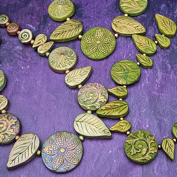 READY TO SHIP LUSH, Forest Collars {One of A Kind Artisan Collars ...